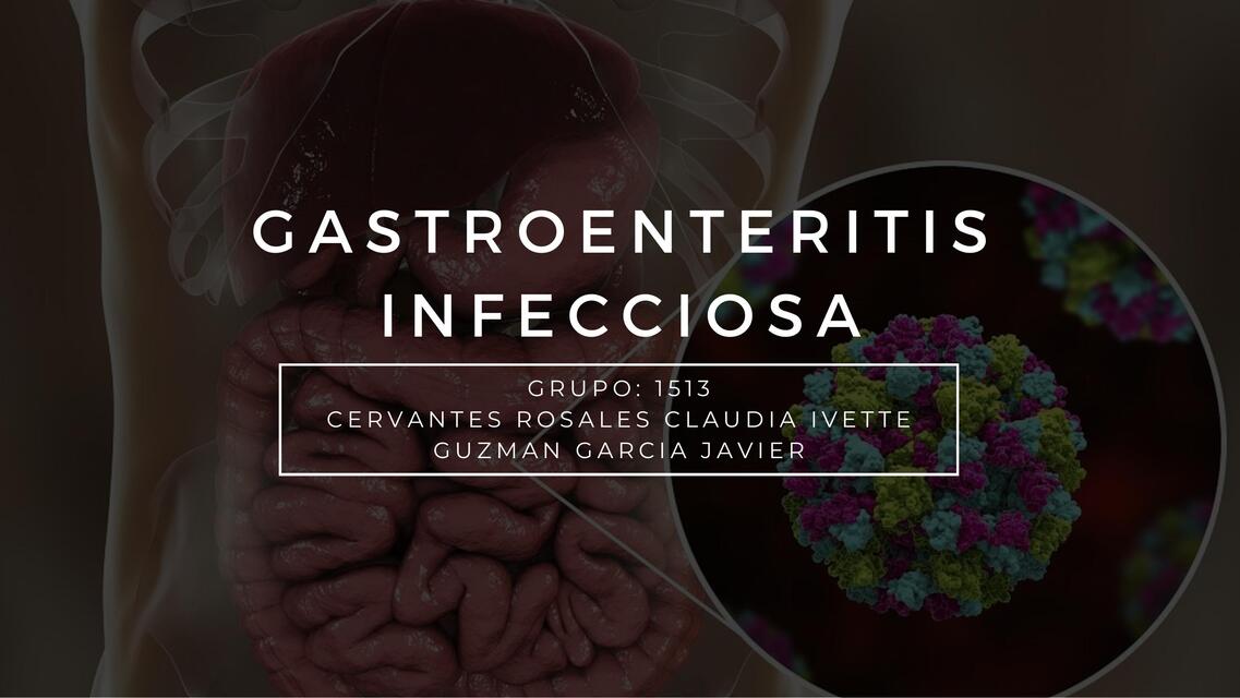 Gastroenteritis infecciosa | Rubi Galicia | uDocz