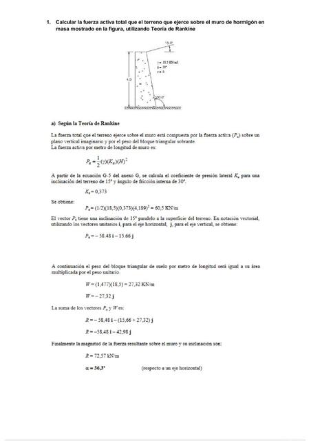 Ejercicios empuje de tierra | miguel delgado | uDocz