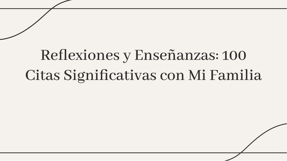 100 citas con mi familia | uDocz