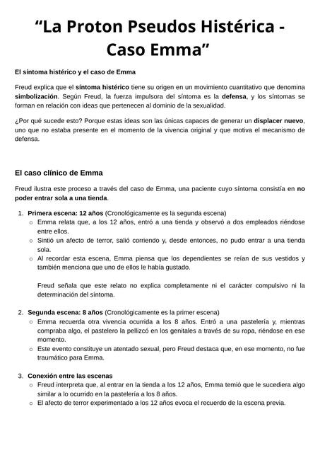 Caso Emma | Candela Denise | uDocz