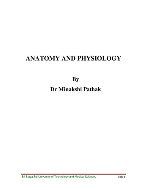Anatomy and physiology | uDocz
