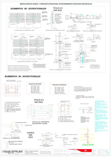 ESTRUCTURAL PLANO 3 DE 3 CARLOS A SANTAMARIA | William Sanchez Maya | uDocz