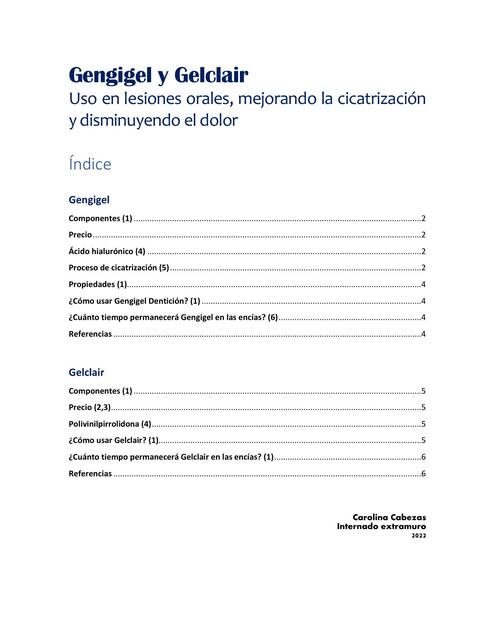 Gengigel vs Gelclair | ANGELO | uDocz