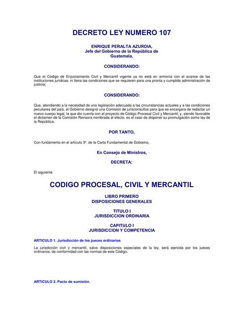 DECRETO LEY 107 | Roberto | uDocz