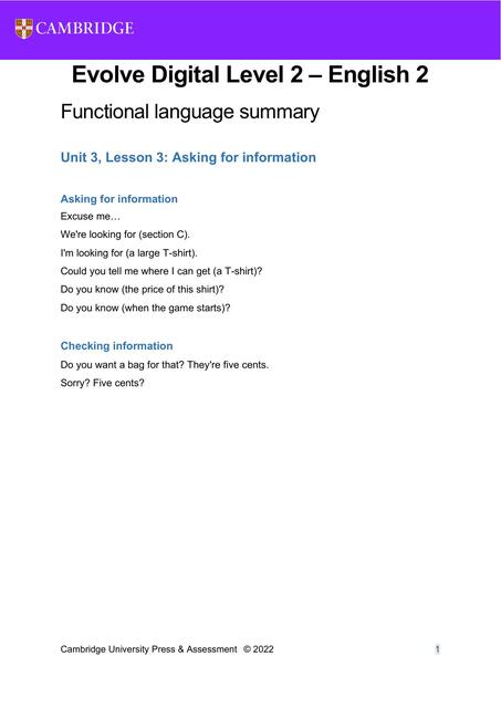 Unit 3 E2 Functional language | Edgard | uDocz