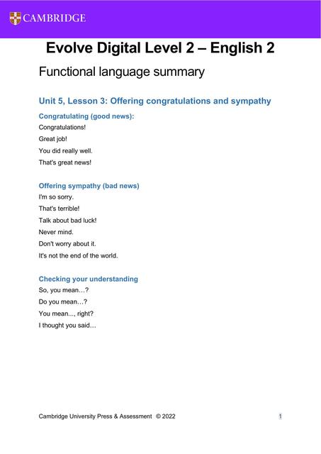Unit 5 E2 Functional language | Edgard | uDocz