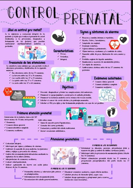 Infografia de Control prenatal | uDocz