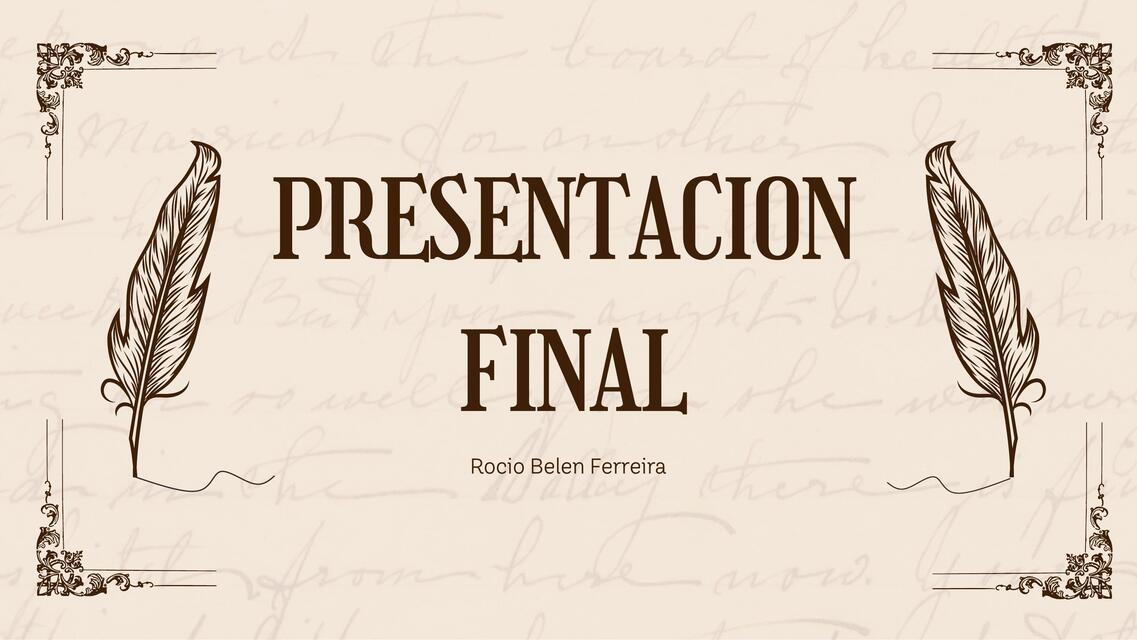 presentacion final | Rocio | uDocz
