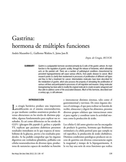 gastrina hormona multiples funciones | Dra.xmed☞📚🔬📄📒📓📔📕📖📘📔📑📙 | uDocz