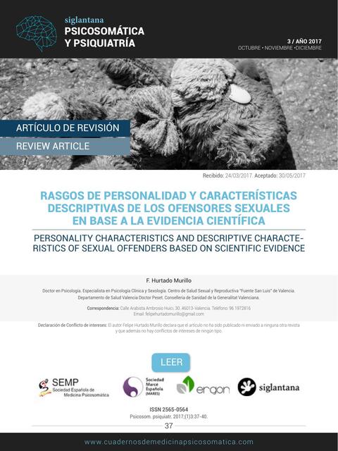 Rasgos de personalidad y características descripti | Yuli | uDocz