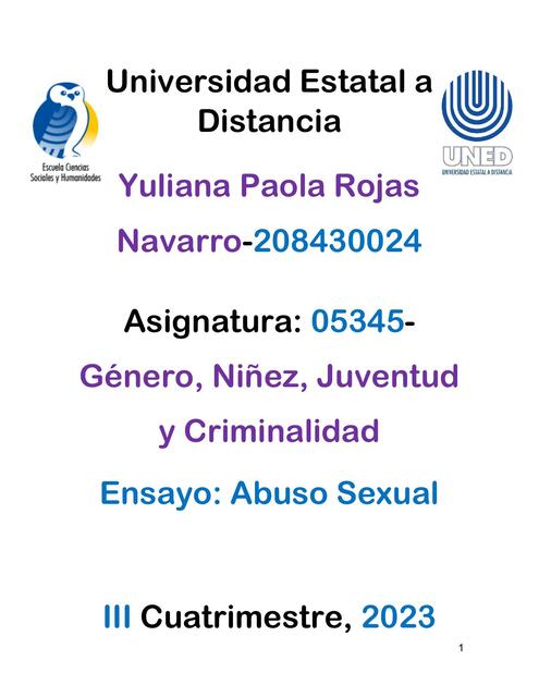 Yuliana Rojas Navarro Ensayo | Yuli | uDocz