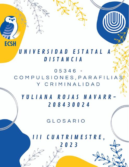 Glosario Yuliana Rojas Navarro | Yuli | uDocz