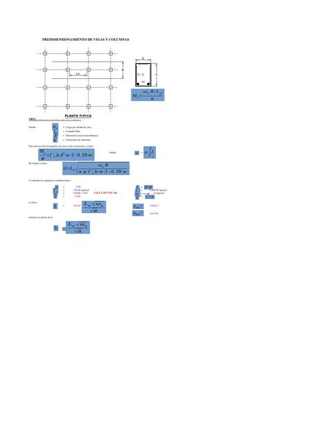 Predimensionamiento de Vigas y Columnas | TECMAC | uDocz