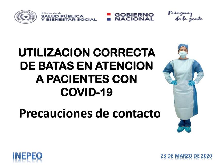 UTILIZACION CORRECTA DE BATAS EN ATENCION A PACIENTES | Yolanda | uDocz