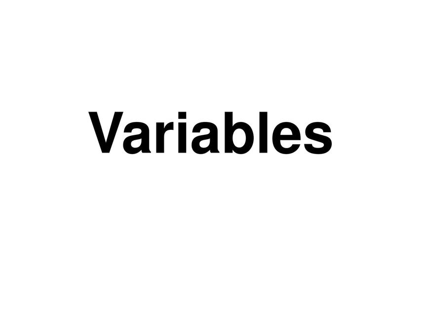 Variables point parte 4 | Erica Lara Sandoval | uDocz