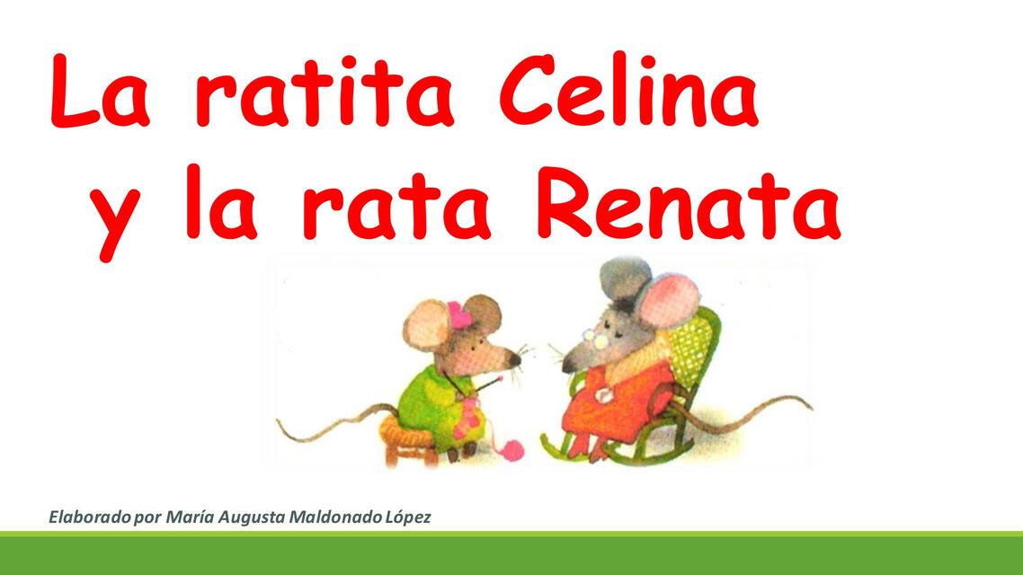 xrmwfg La ratita Celina y la rata Renata | María José | uDocz