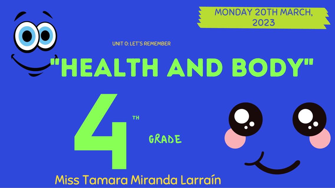 4 1 PPT Health and body | TAMARA | uDocz