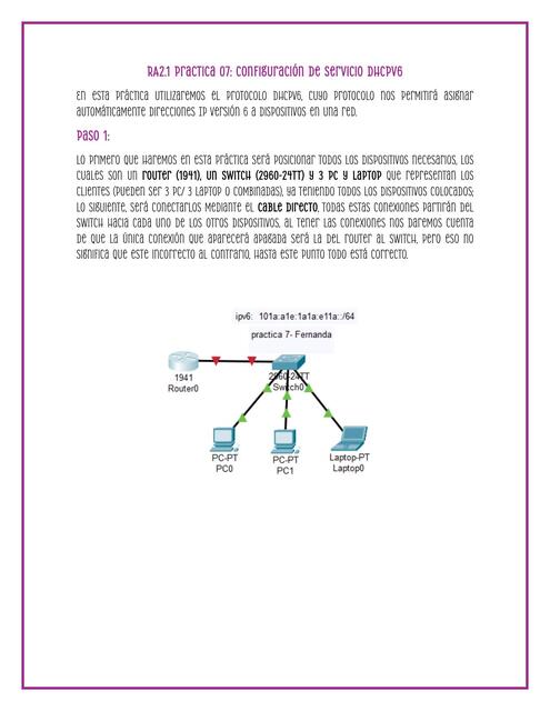 practica 7 Configuracion de servicio DHCPv6 | Kenneth | uDocz practica 7 Configuracion de servicio DHCPv6 | Kenneth | uDocz