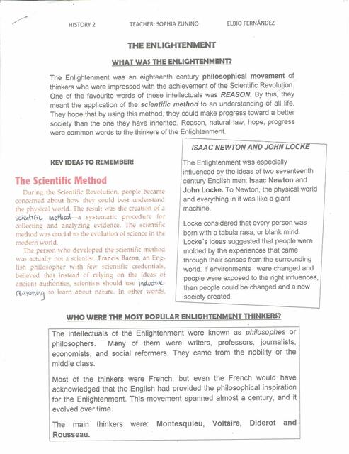 The Enlightenment handout | ivu | uDocz