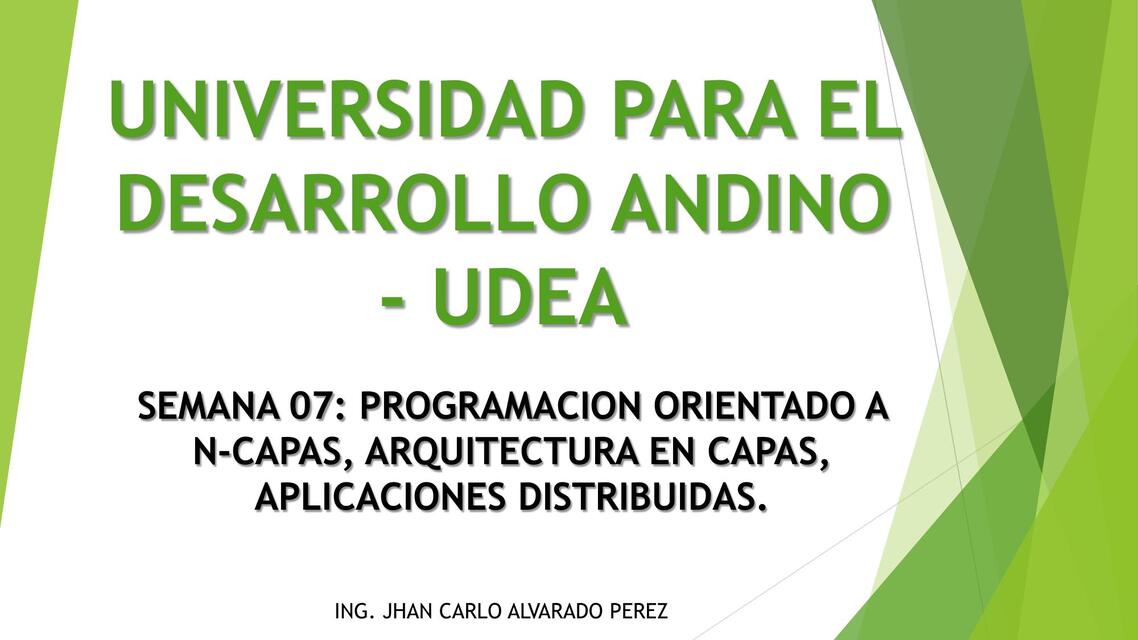 Programación orientado a n-capas, arquitectura en capas , aplicaciones ...