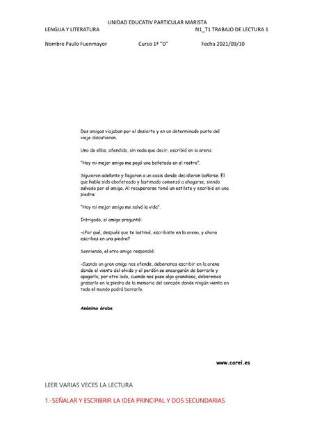 N1 T1 TRABAJO DE LECTURA 1 | Paulo | uDocz
