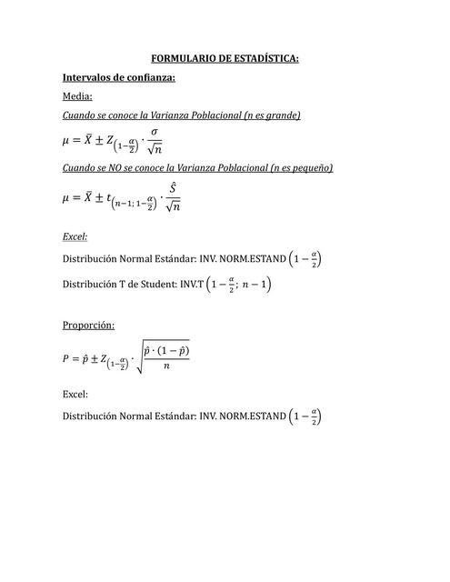 formulario de estadistica | uDocz