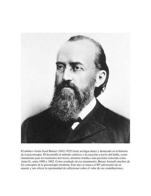 El médico vienés Josef Breuer | leticia | uDocz