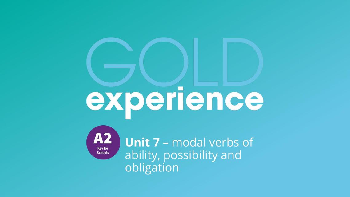 Gold Exp Grammar | Maria Jose | uDocz