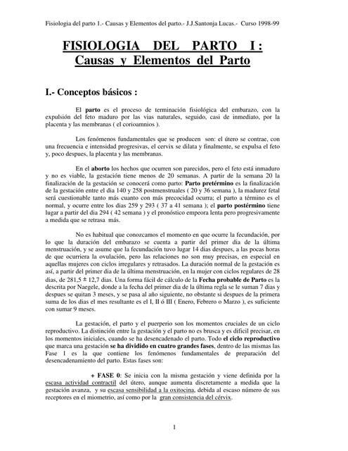 Causas y Elementos del parto 981 | jorge jose | uDocz