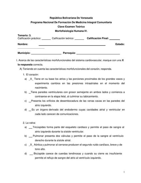 examenes de MFH IV | Hector | uDocz