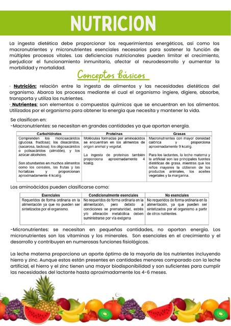 NUTRICION | Gabriela | uDocz