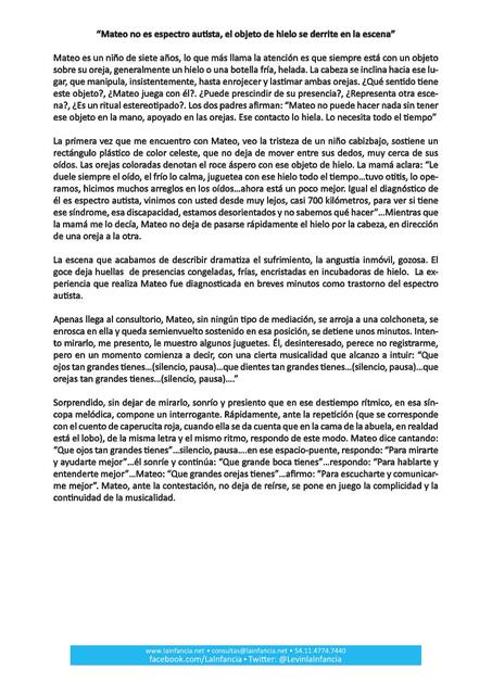 Autismo Esteban Levin | Clarisa | uDocz