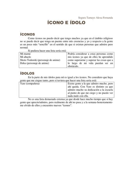 ícono e ídolo | Fer | uDocz