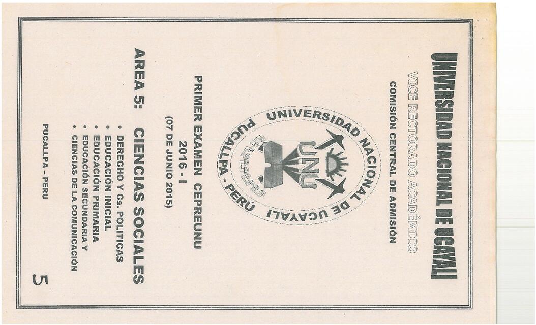 1 Exam CEPRE 07 junio | Estrella | uDocz