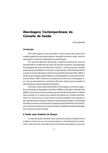 O território e o processo saúde doena Abordagens C | Dr. Jose A. | uDocz