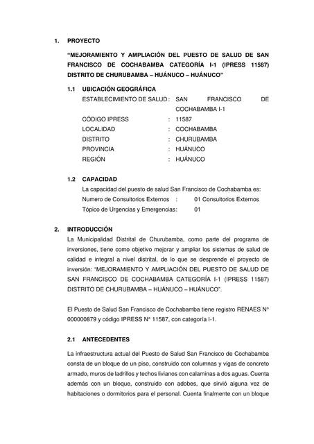 MEMORIA ANTEPROYECTO | Vitto Gutierrez | uDocz