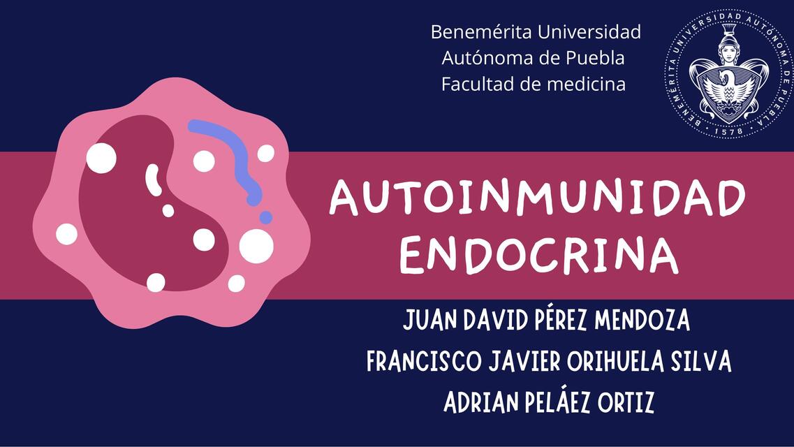 Autoinmunidad Endocrina Facmed BUAP Fonseca | Anónimo | uDocz