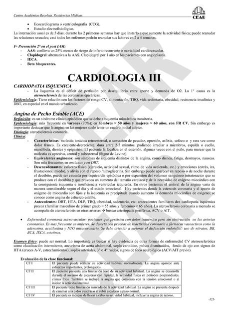 Flashcards de CARDIOLOGIA 3 | Por tequila | uDocz