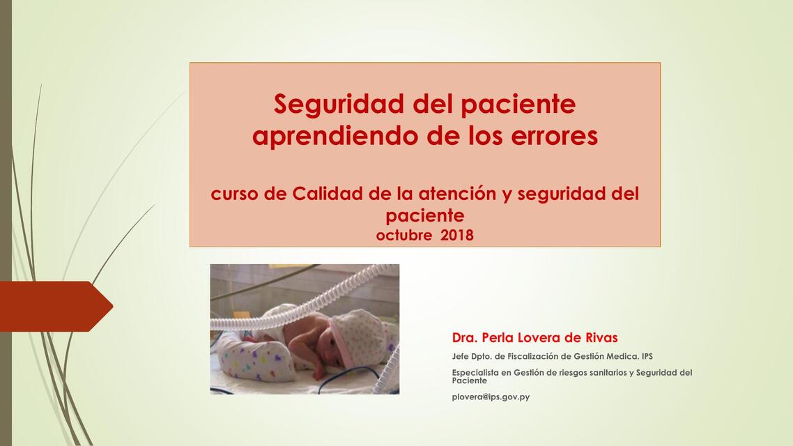 Aprender del error | Enfermero Isaias Rivas | uDocz