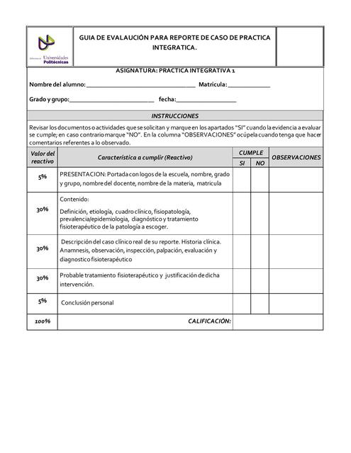 REPORTE PACIENTE | Snufy | uDocz