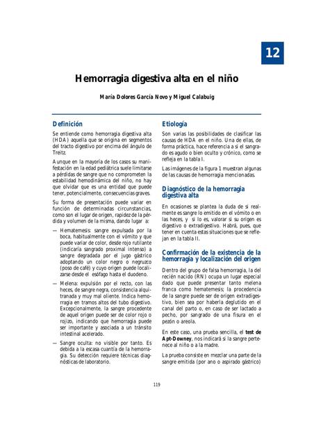 Hemorragia digestiva alta en el niño | nory timaure | uDocz