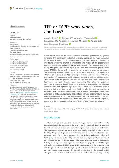 TEP or TAPP who when and how | Luis Antonio Paredes Diaz | uDocz