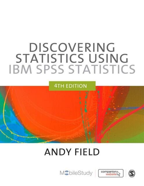 Field Discovering Statistics Using IBM SPSS ed4 | Sweet | uDocz