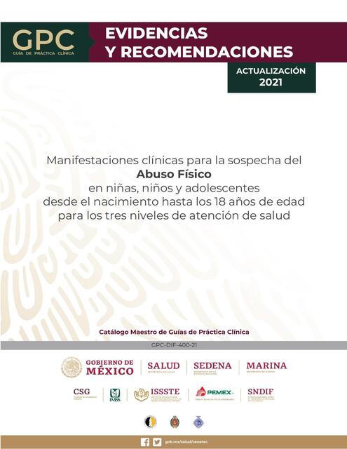 gpc maltrato infantil | Semefo Atlacomulco | uDocz