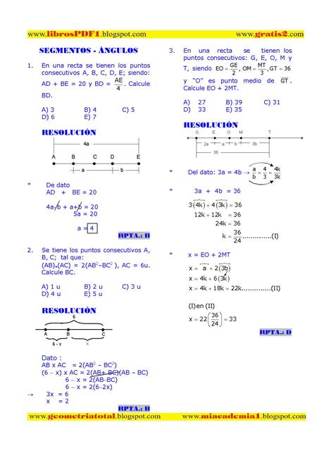 Segmentos Angulos Ejercicios Resueltos | strawberries | uDocz
