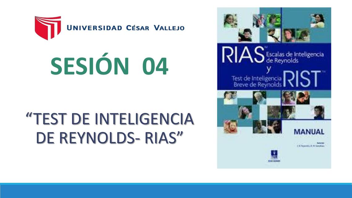 Test de inteligencia de Reynolds-RIAS | Ana | uDocz