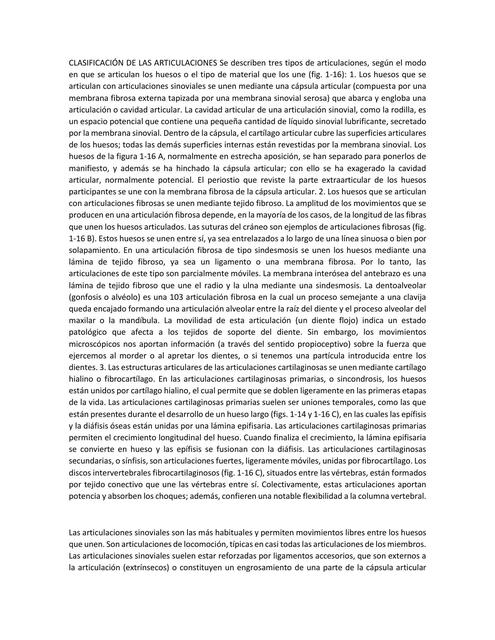 CLASIFICACIÓN DE LAS ARTICULACIONES | Anónimo24 | uDocz
