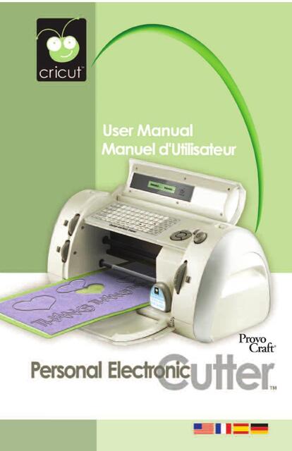 cricut personal electronic cutter user manual | Liz | uDocz