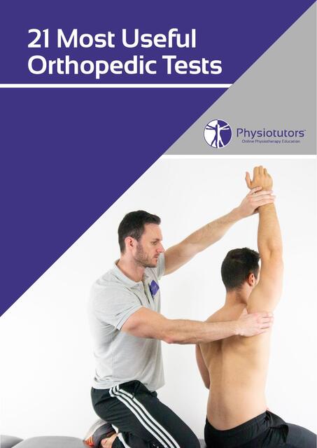 21 Top Orthopedic Tests | Ajds | uDocz