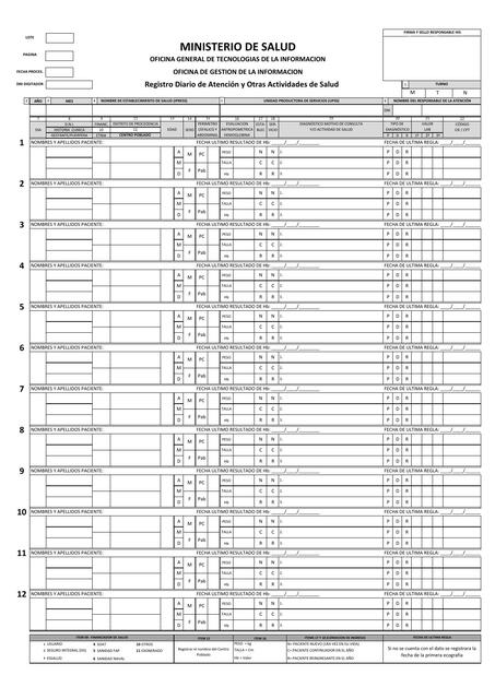 Formato HIS para Lado A | Vera Padilla | uDocz